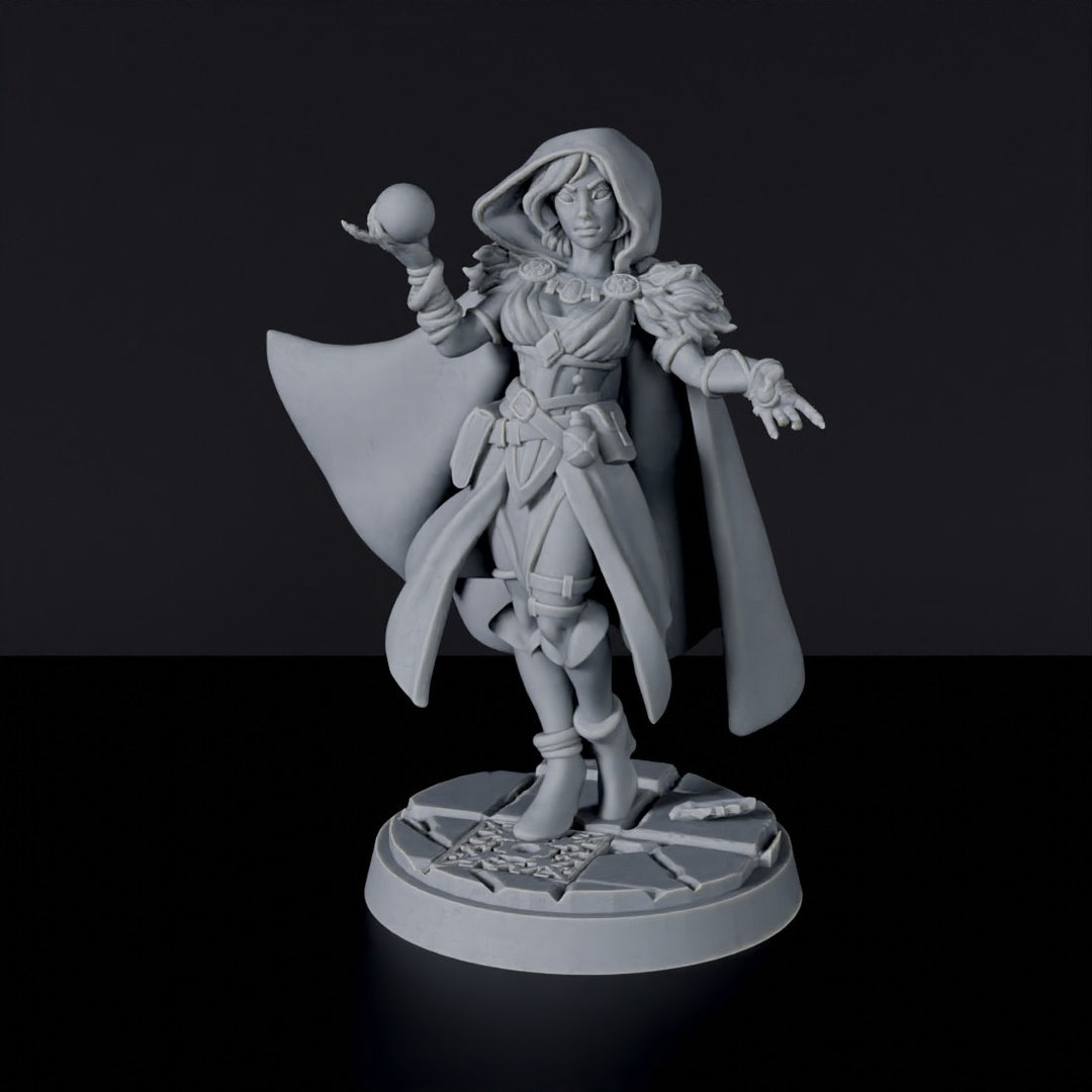 Human Wizard Dnd Inspired Fantasy Dnd Tabletop RPG Mini Great Miniature ...