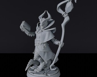 28mm Shadow Dragonborn Wizard Dnd Miniatures Dungeons & - Etsy