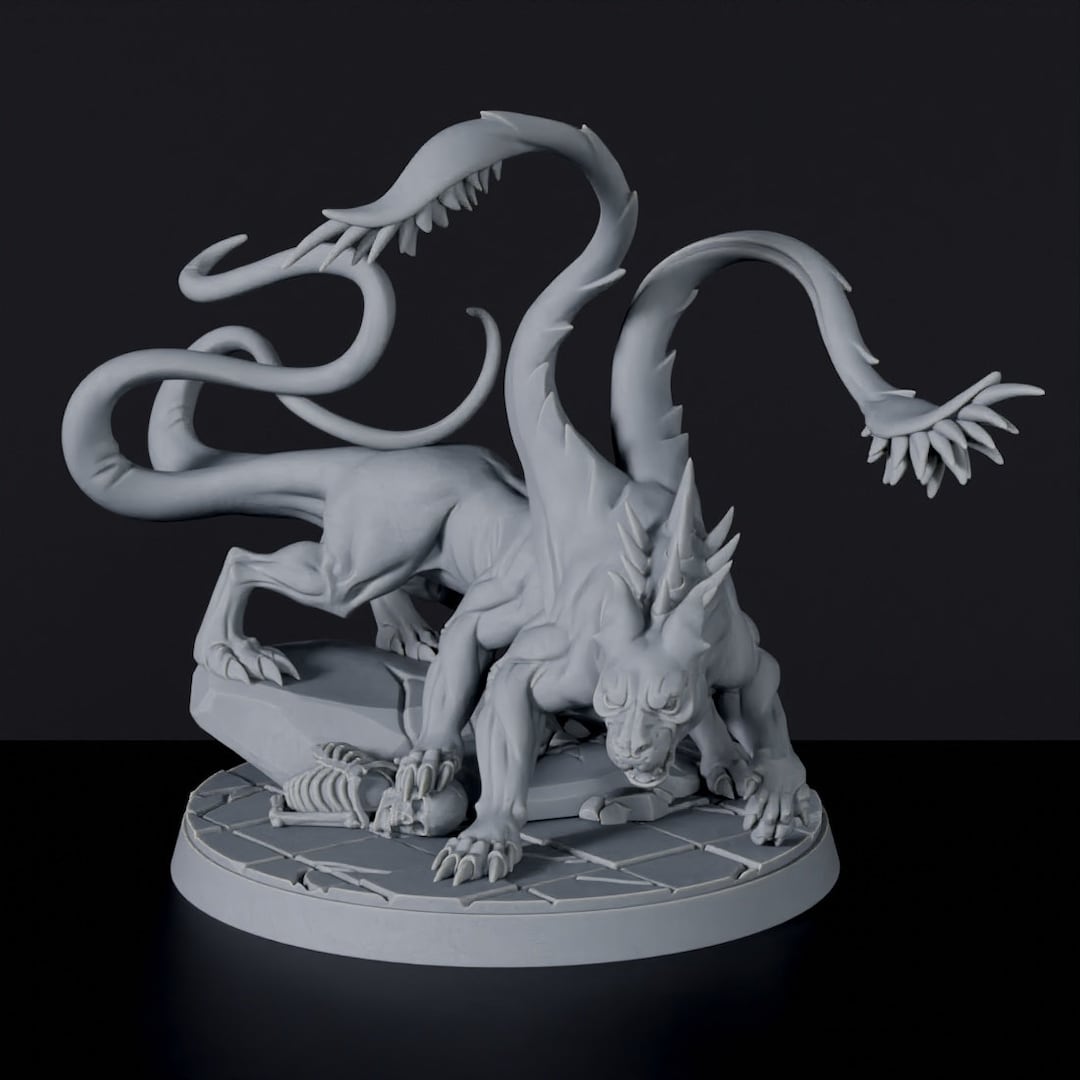Displacer Panther Dnd Inspired Fantasy Monster Dnd Tabletop RPG Mini ...