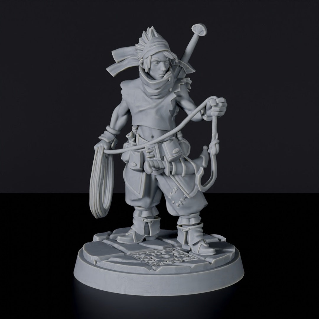 Human Adventurer Dnd Inspired Fantasy Dnd Tabletop RPG Mini Great ...