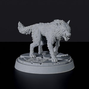 Pack of Wolfs Monster Dnd Inspired Fantasy Tabletop RPG Mini Great ...