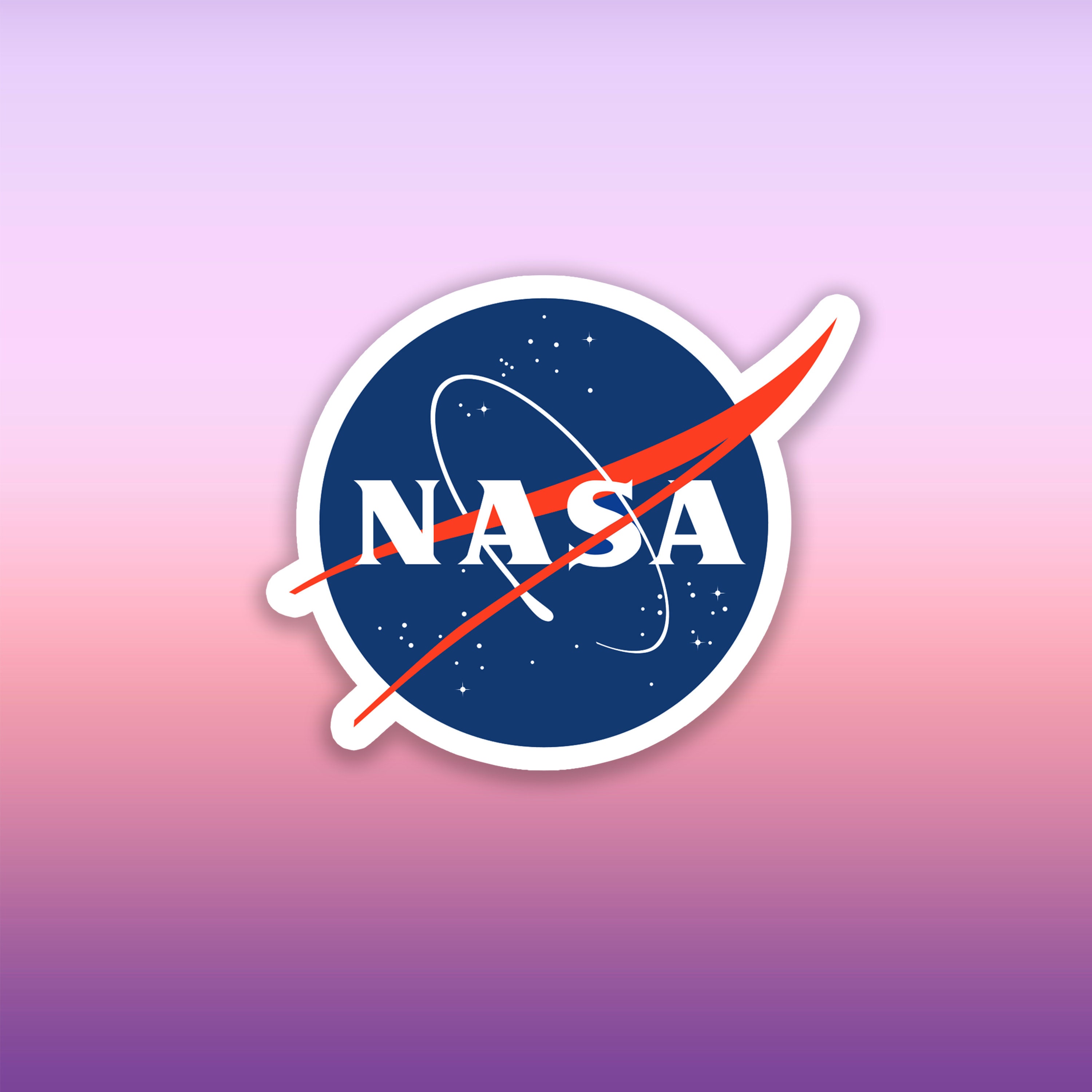 Nasa Logo Sticker Cool Space Stickers Laptop Stickers - Etsy