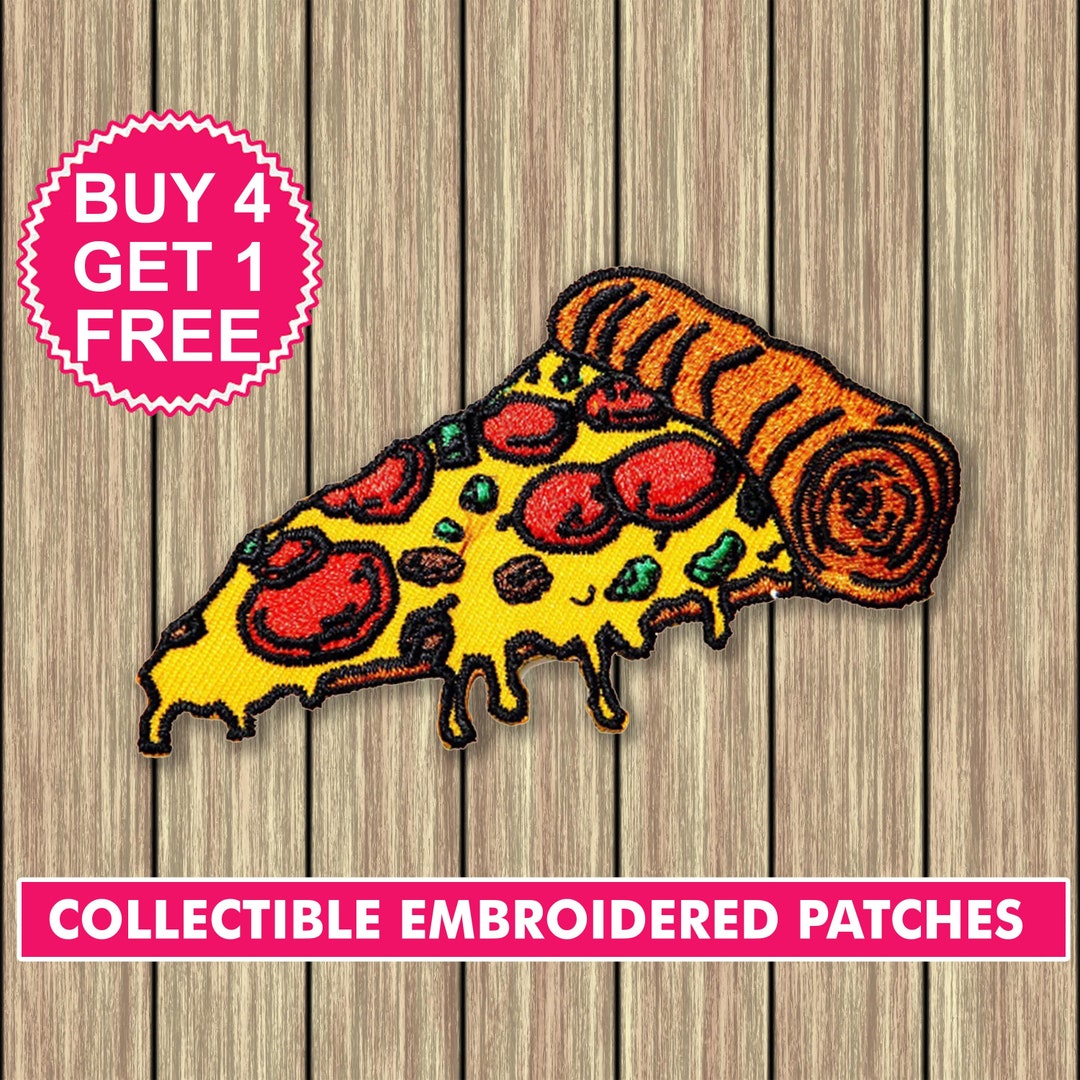 Cute Pizza Patch Pop Culture Food Patches Iron on Patch - Etsy