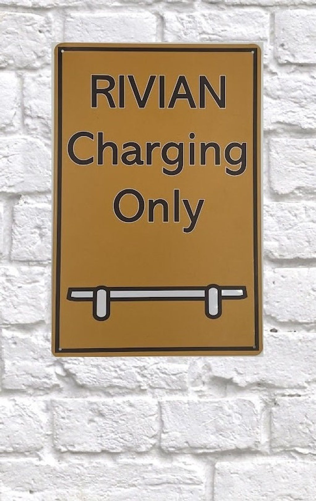 Rivian Charging Only Aluminum Sign - Etsy