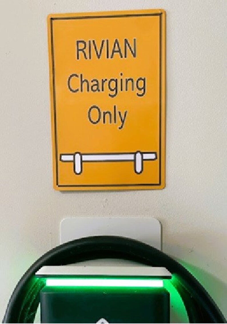 Rivian Charging Only Aluminum Sign - Etsy