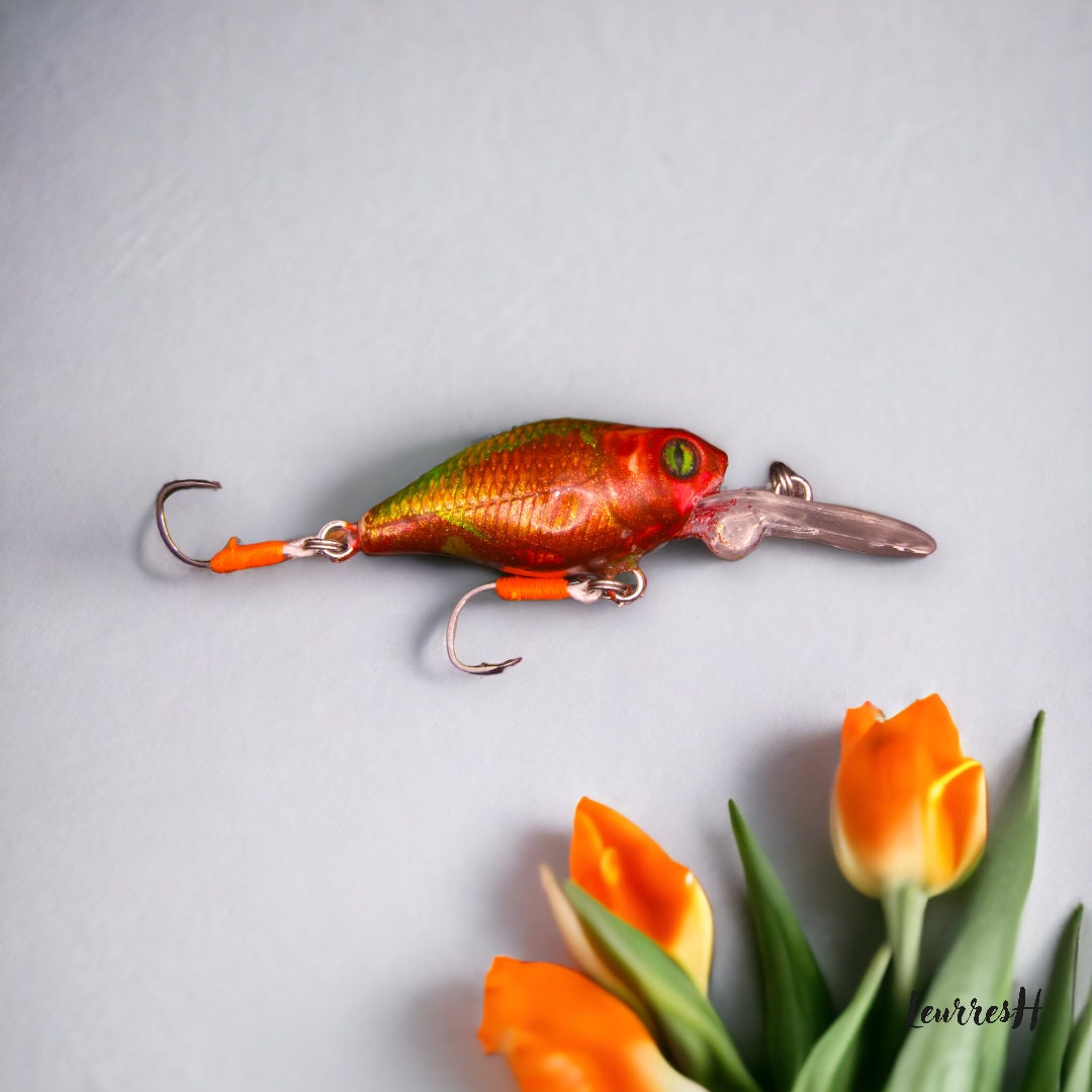 Crimson Tulip Handmade Fishing Lure Ideal for Trout - Etsy