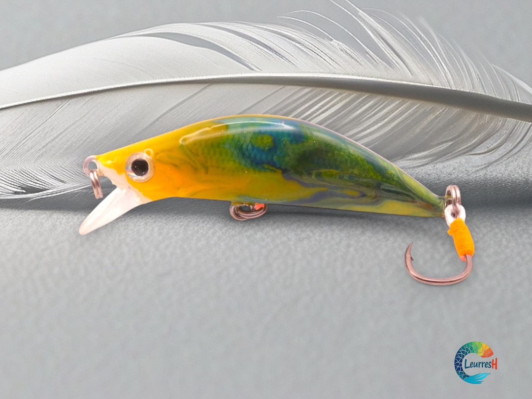 The hummingbird Unique Handmade Lure Sinking Swimbait for Trout and ...
