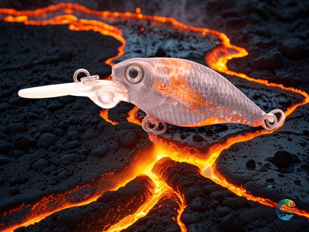 Ultra-realistic, Noisy and Floating Handmade Lure, lava Perfect for ...