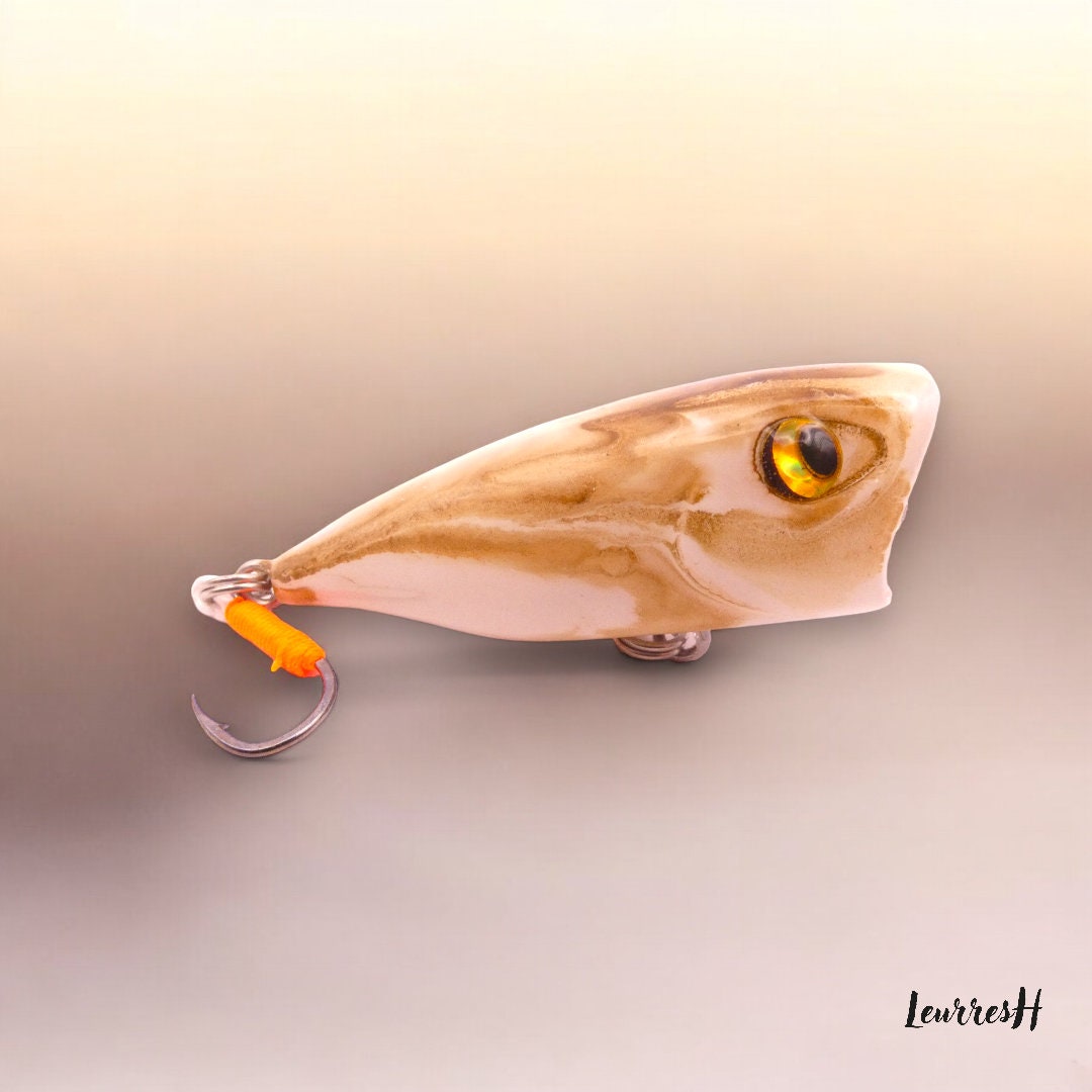 Floating Popper "crumble" - Mini Fearsome Weapon for Perch & Black Bass ...