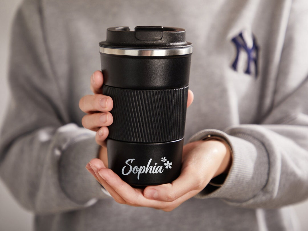 Personalized Travel Coffee Cup Custom Travel Mug Insulated Stainless ...