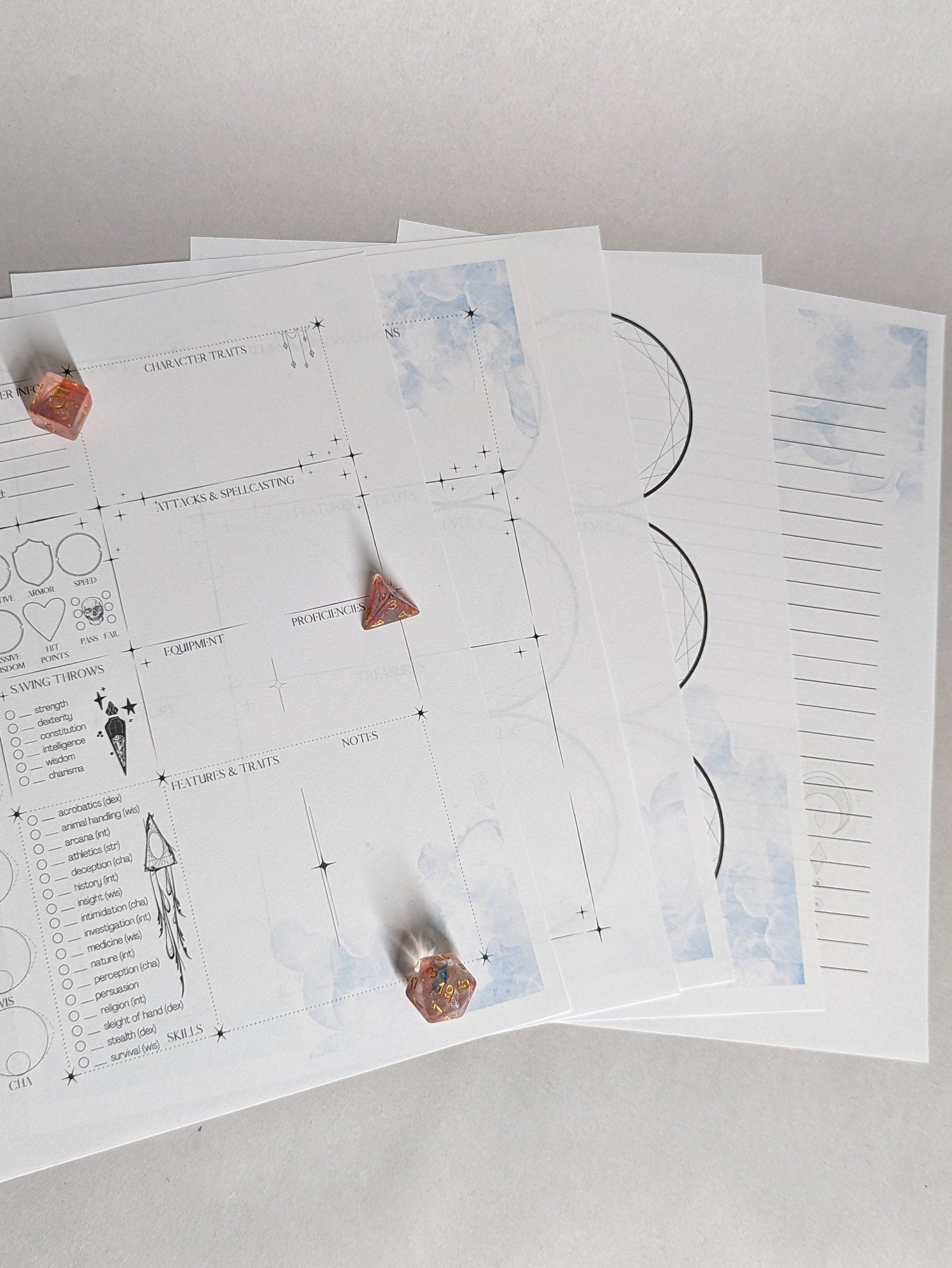 Dnd Character Sheet: Circle of Dreams Druid Form Fillable - Etsy UK