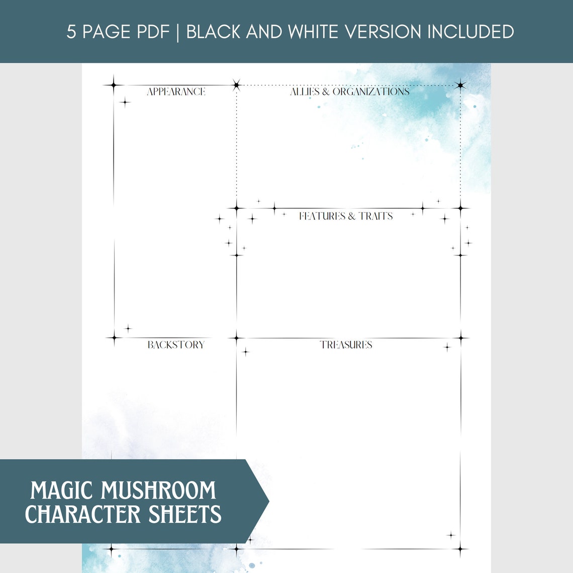 Dnd 5e Character Sheet Mushroom, Circle of Spores Druid Dungeons ...