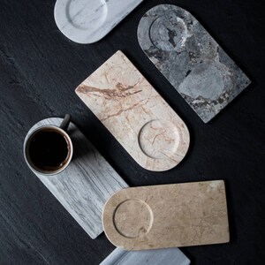Marble Coffee Coasters, Stone Coaster Set, Marble Home Decor, Marble ...