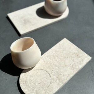 Natural Stone Coffee Cup Set, Marble Espresso Cups and Saucer, Marble ...