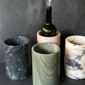 Marble Wine Cooler, Stone Wine Chiller, Home Gift - Etsy