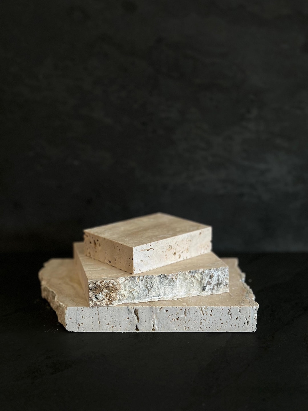 Offcut Travertine Stone, Barble Photo Props, Natural Form Travertine ...