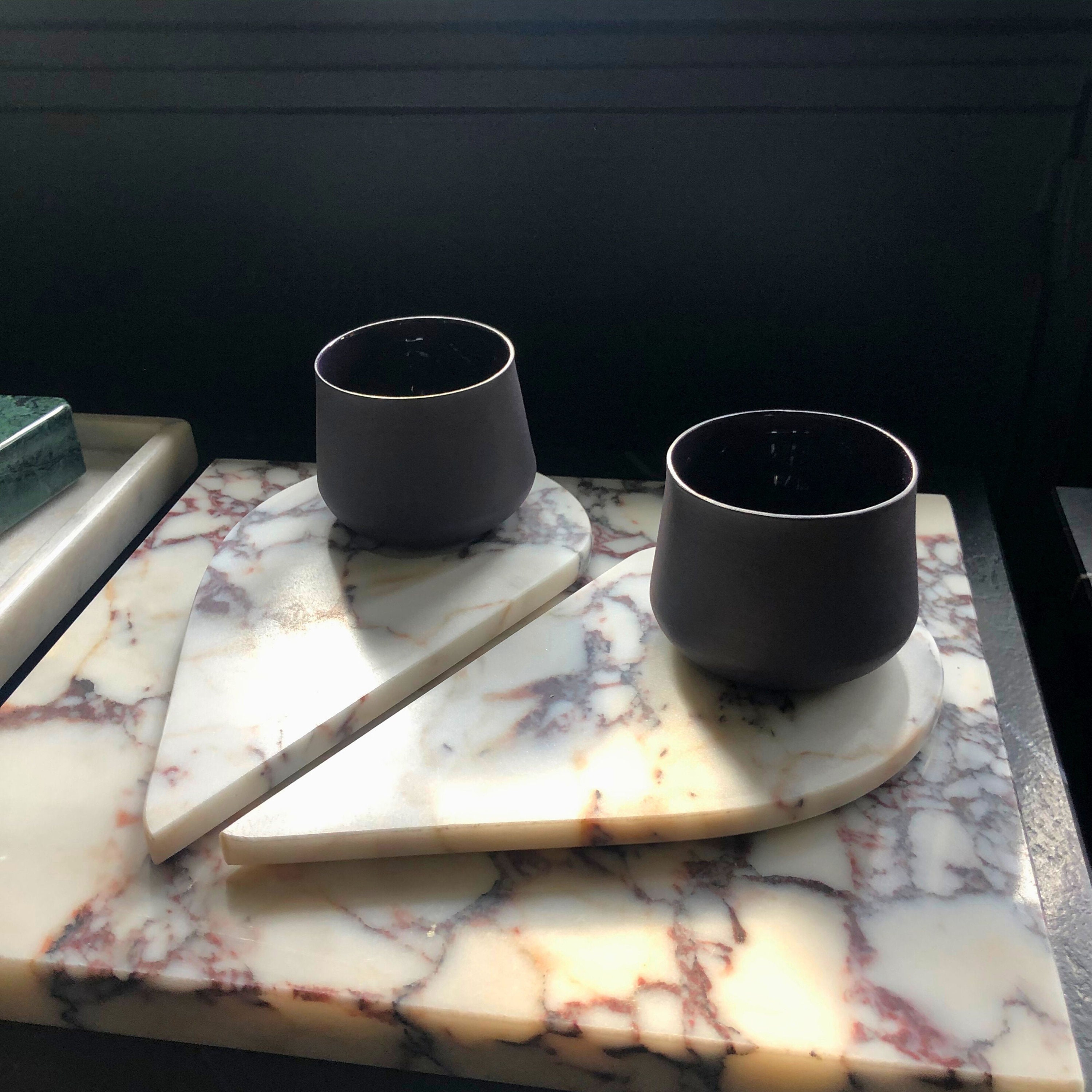 Calacatta Viola Coffee Set, Marble Coaster, Coffee Cup Coaster, Coffee ...