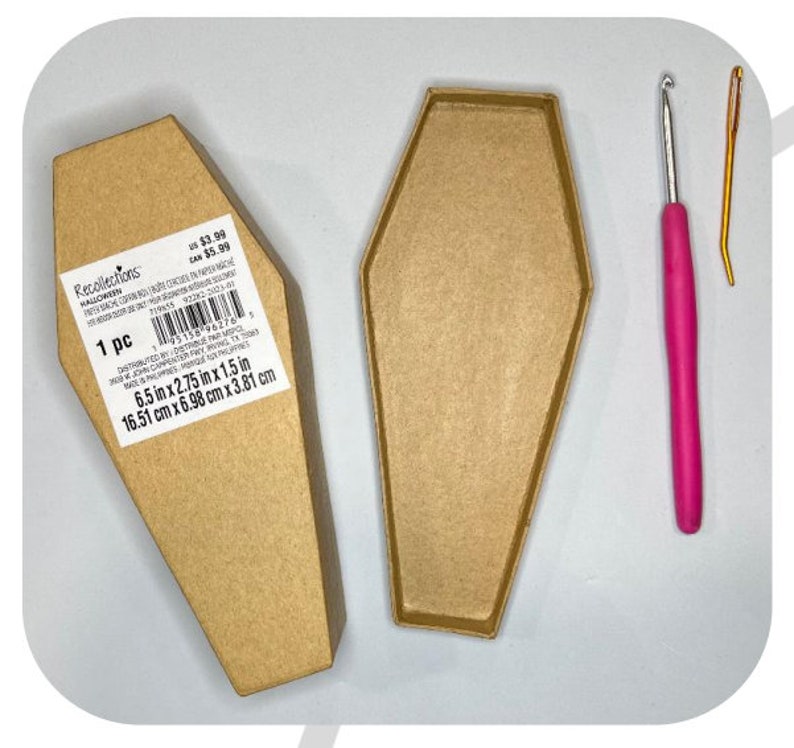 Mini Coffin Crochet Pattern - Etsy