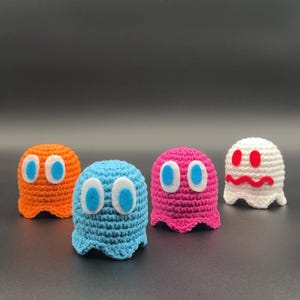 Pac Man and Ghosts Crochet Pattern - Etsy