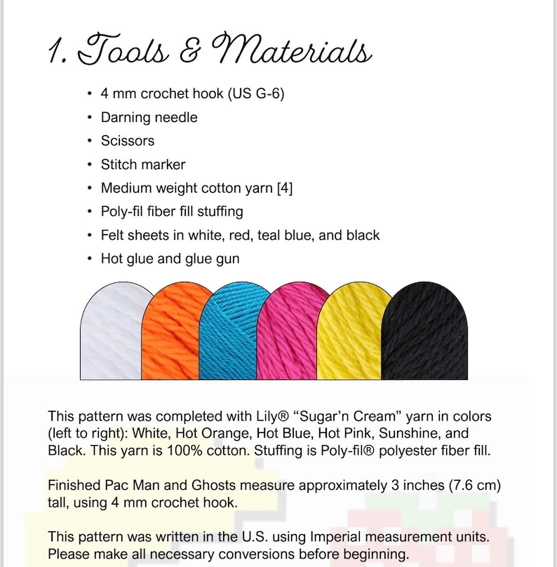 Pac Man and Ghosts Crochet Pattern - Etsy