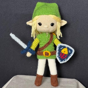Legend of Zelda: Link Crochet Pattern - Etsy