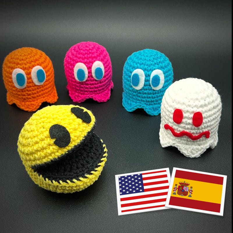 Crochet Pattern of Pacman - Etsy