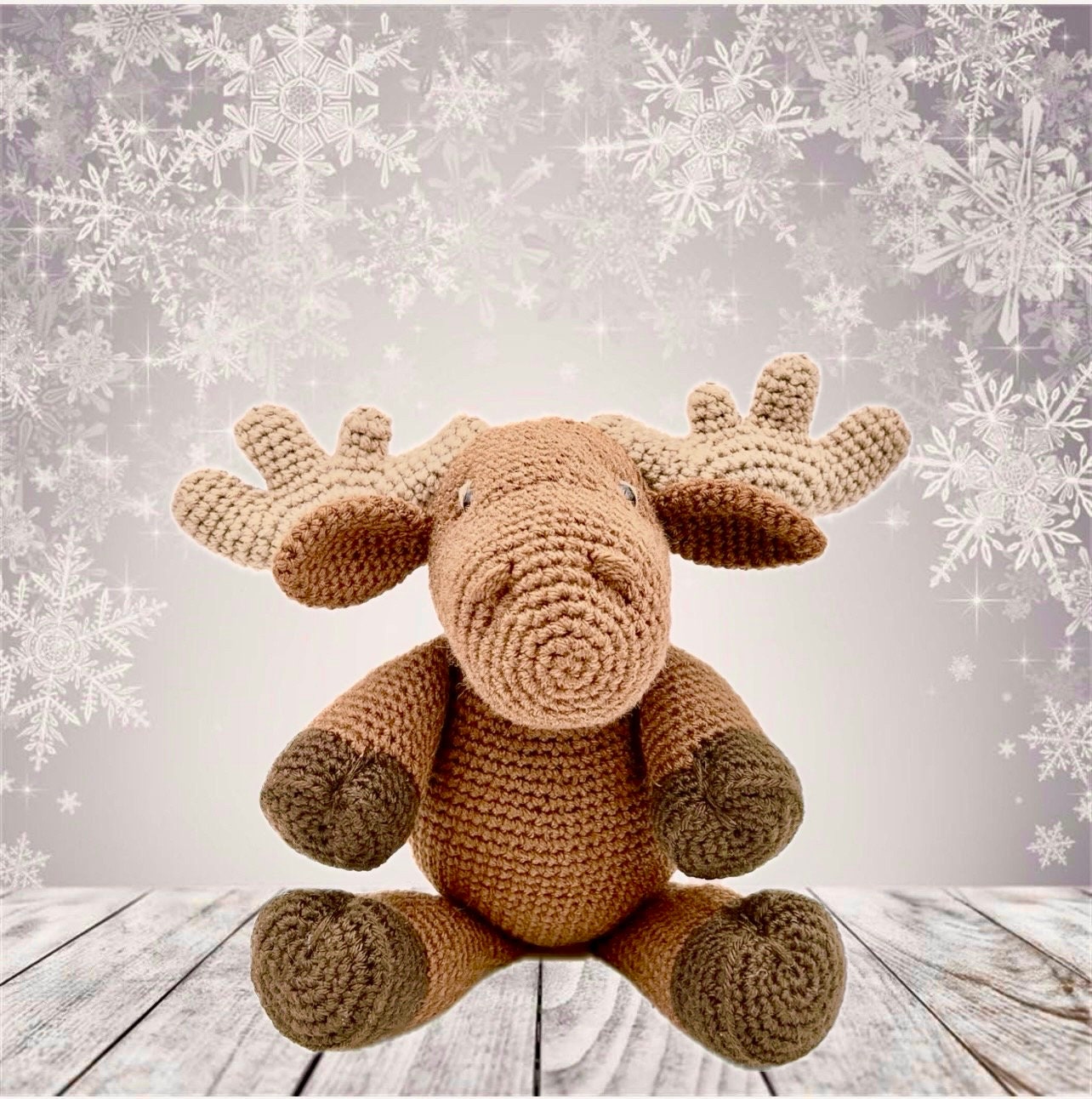 Maple the Moose Crochet Pattern - Etsy