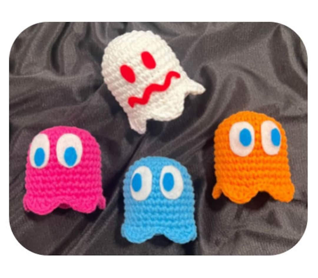 Pac Man and Ghosts Crochet Pattern - Etsy