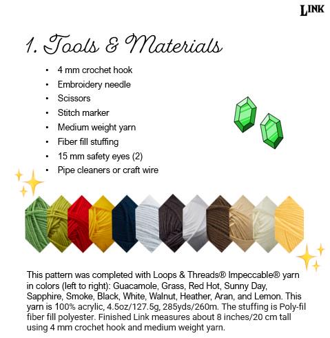 Legend of Zelda: Link Crochet Pattern - Etsy