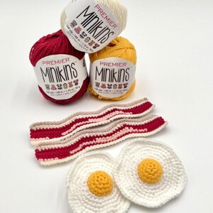 Eggs and Bacon Crochet Pattern - Etsy