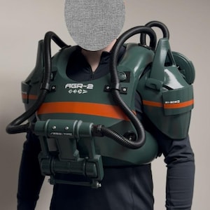 Sci-fi Aquatic Marine Suit Chest Armor Cosplay | 3D Printed, Wearable ...