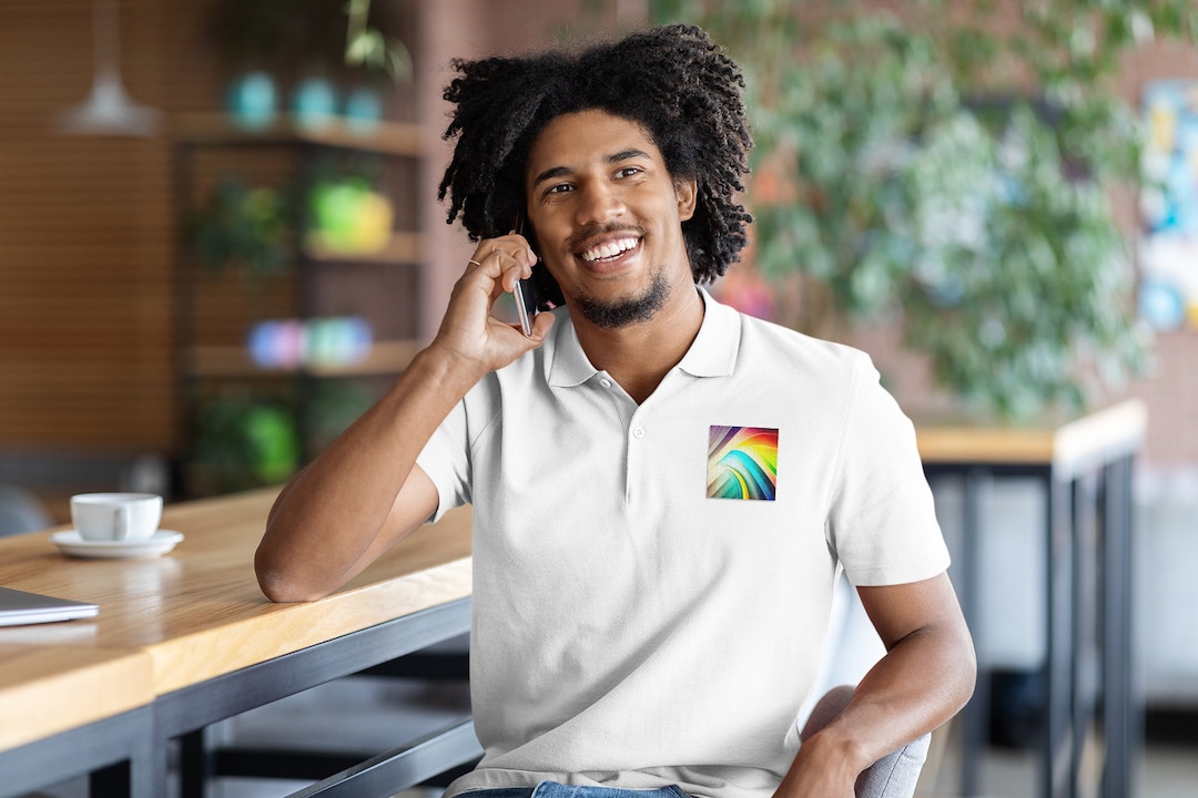 Men's Sport Polo Shirt - LGBTQ Discrete Support Tee - Pride Month ...