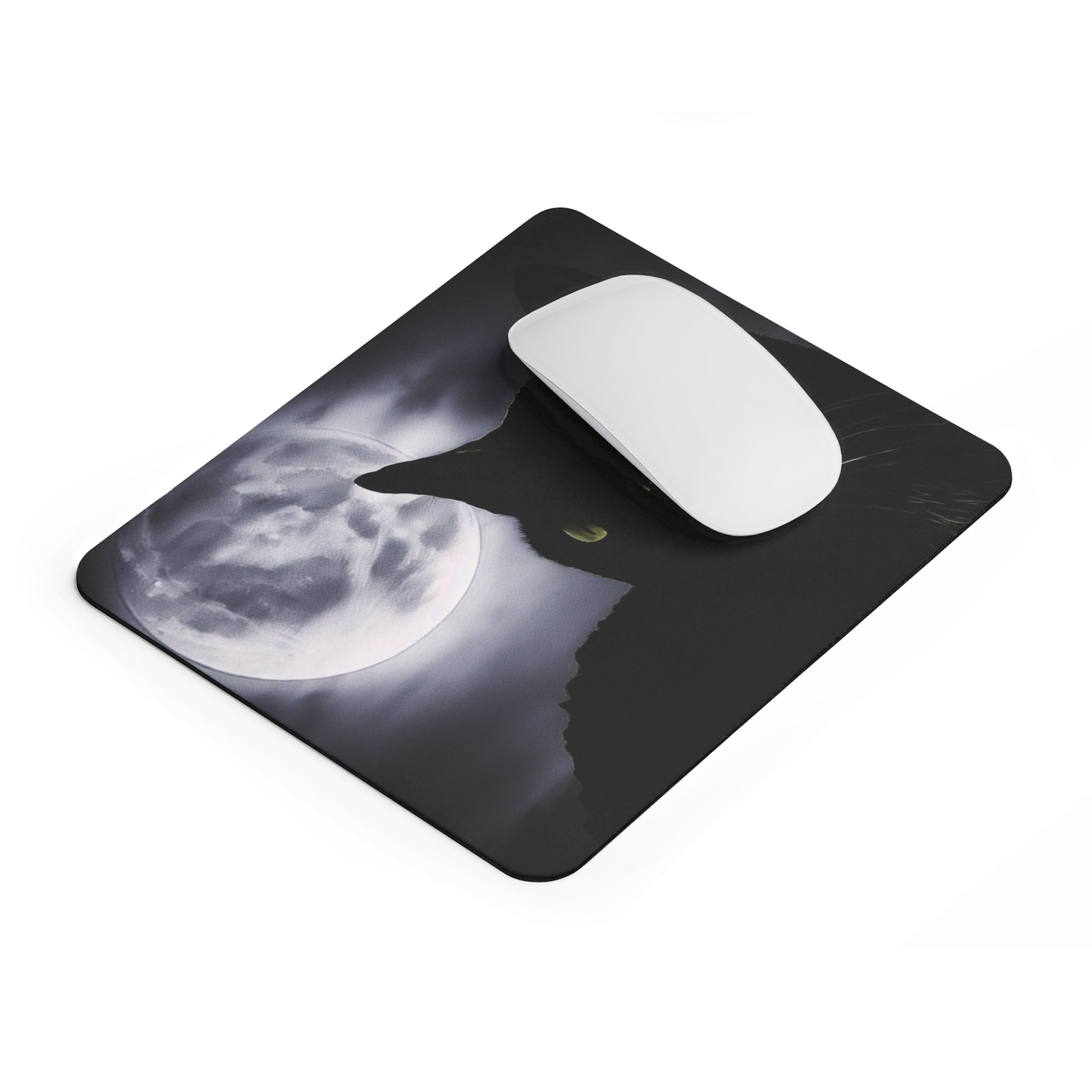 Black Cat Mouse Pad - Etsy