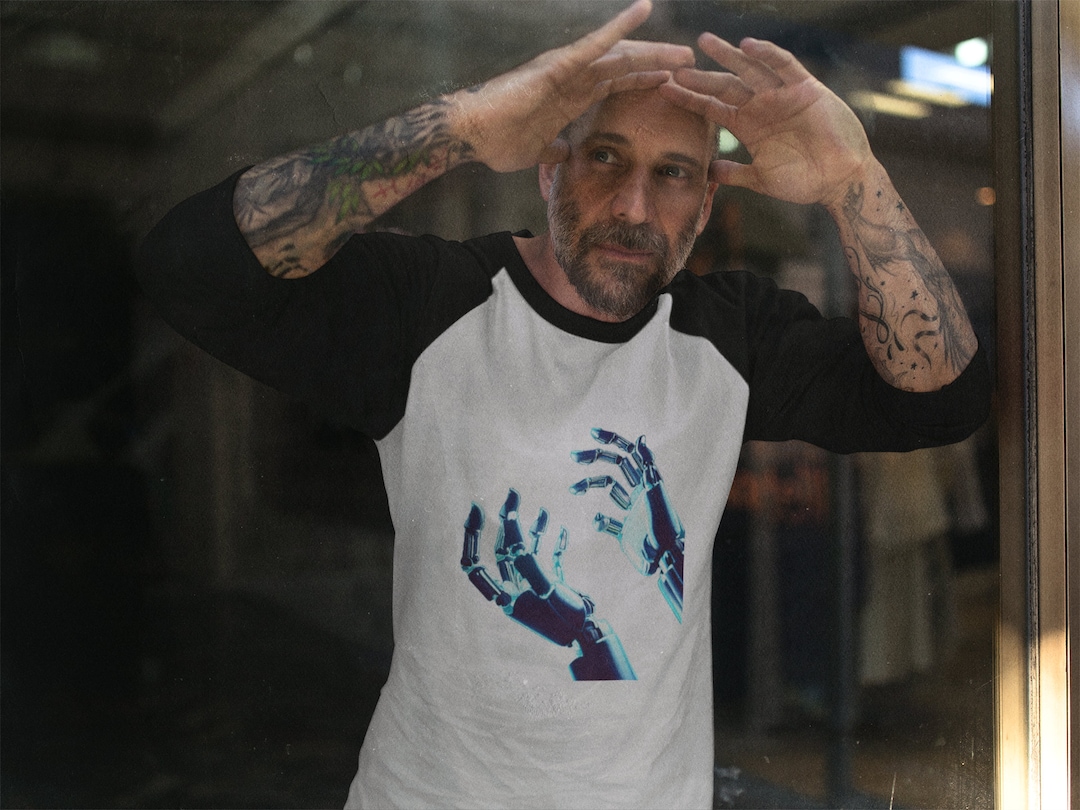 Robotic Hands Unisex 3\4 Sleeve Baseball Tee - Etsy