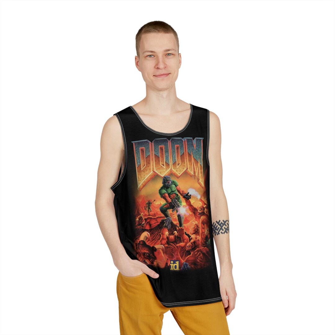Doom Gamer Tank Top for Men, Video Game Sleeveless Tee, Gaming Muscle ...