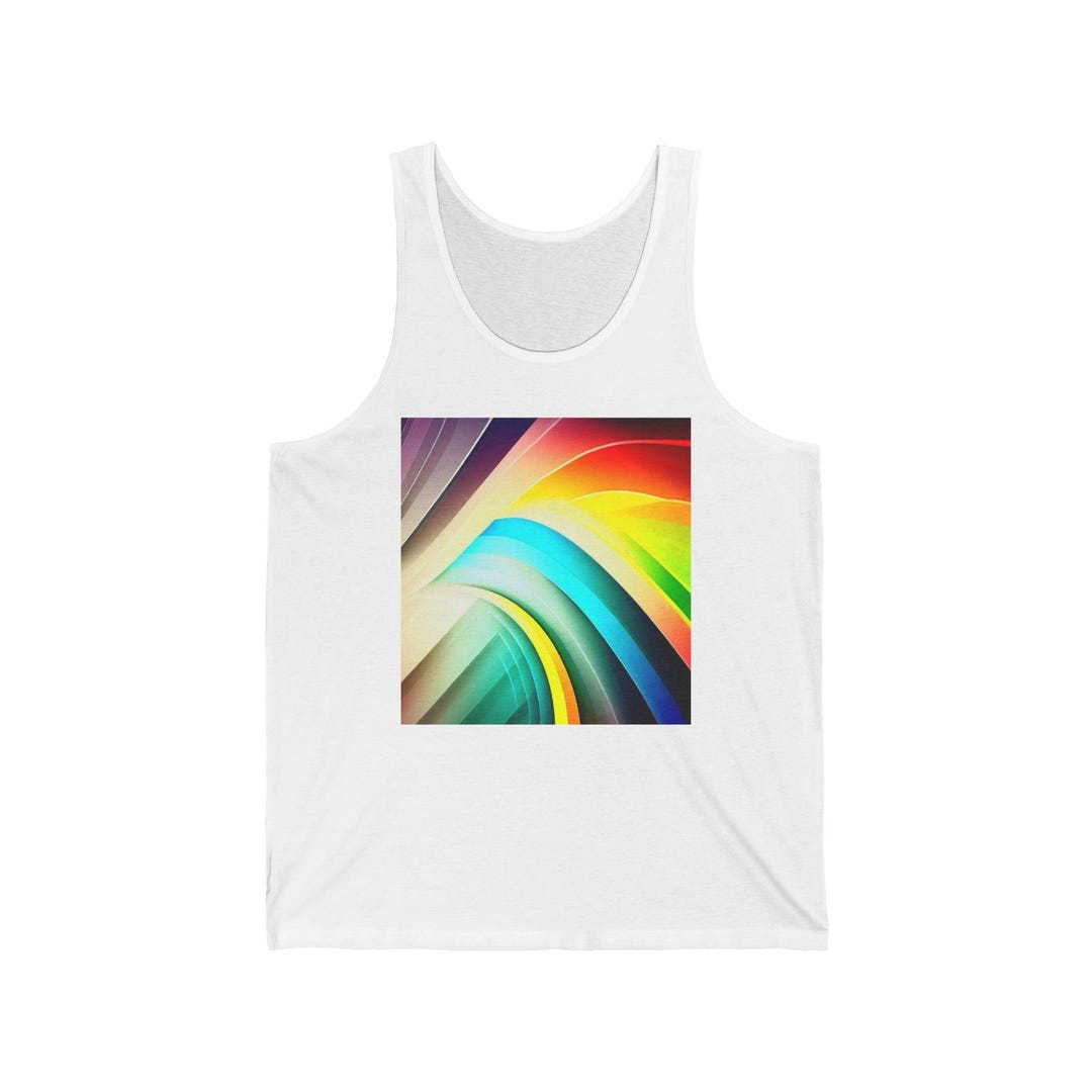 LGBT Pride Support Tank Top: Rainbow Sleeveless Tee - Etsy