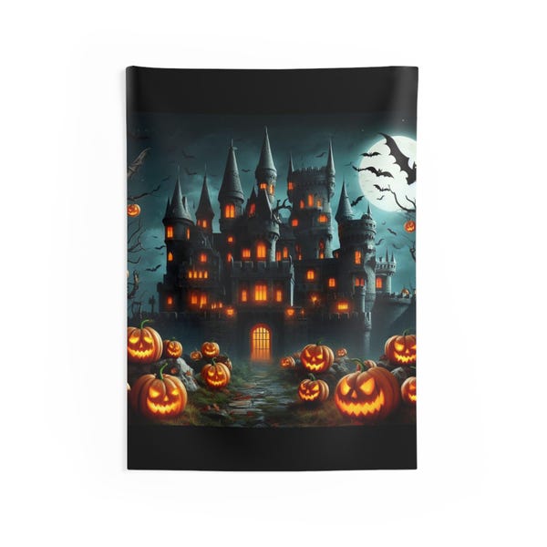 Halloween Tapestry - Etsy