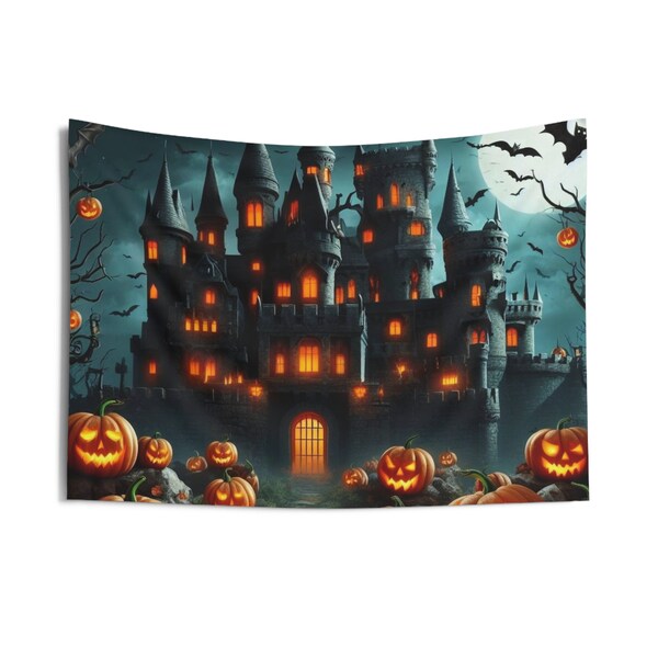 Halloween Tapestry - Etsy
