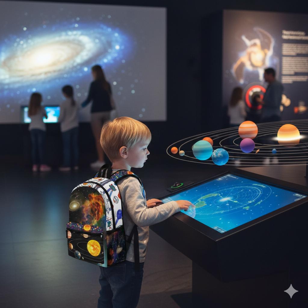 Solar System Planets Backpack | Space Nebula Rockets Galaxy Print ...