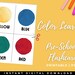 Printable Colors Early Learning Flash Cards for Toddlers, Preschool ...