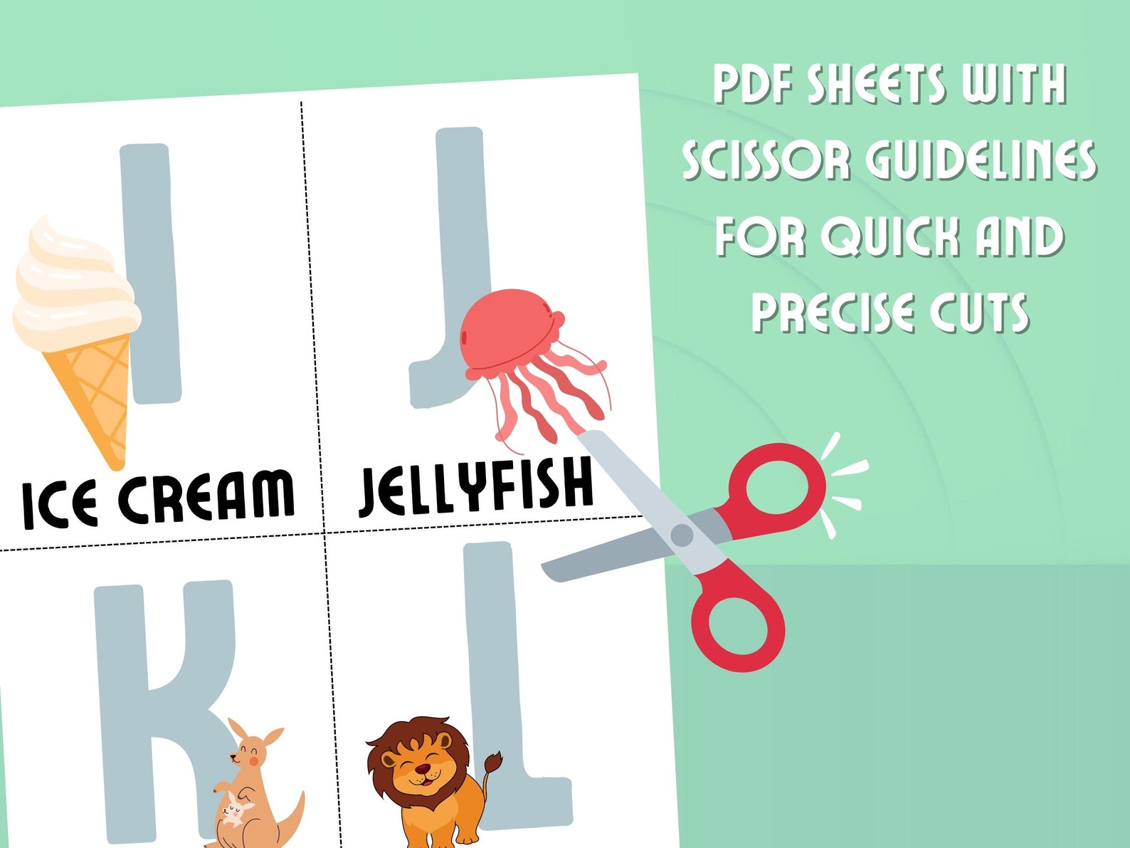 Printable Alphabet- 26 ABC Flash Cards for Toddlers, Preschool, Early ...