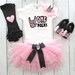 Spooky One Birthday Outfit in Light Pink and Black - Our Little Boo is ...