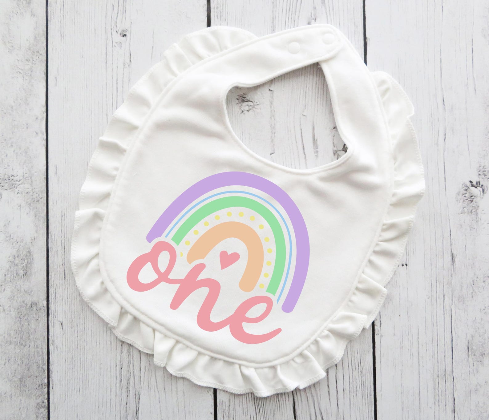 Pastel Rainbow High Chair Banner for First Birthday - Pastel Rainbow ...