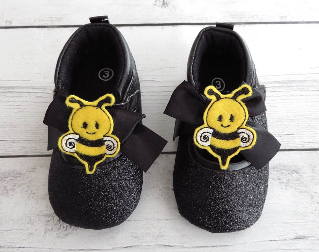 CLEARANCE SALE - Bee First Birthday Shoes - First Walkers, First ...