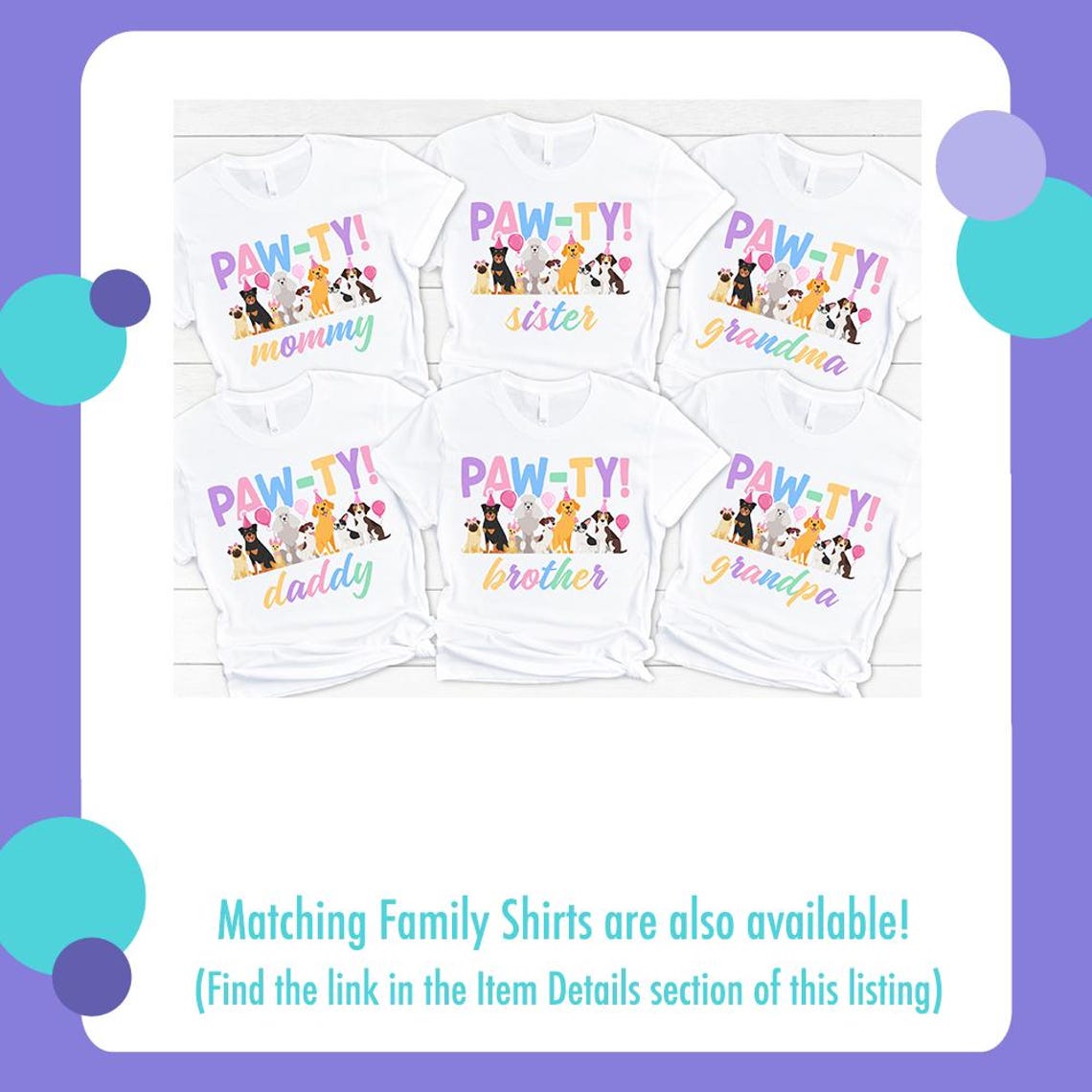 Lets Pawty! Banner for 1st Birthday Party - Pink Purple Puppy Party ...