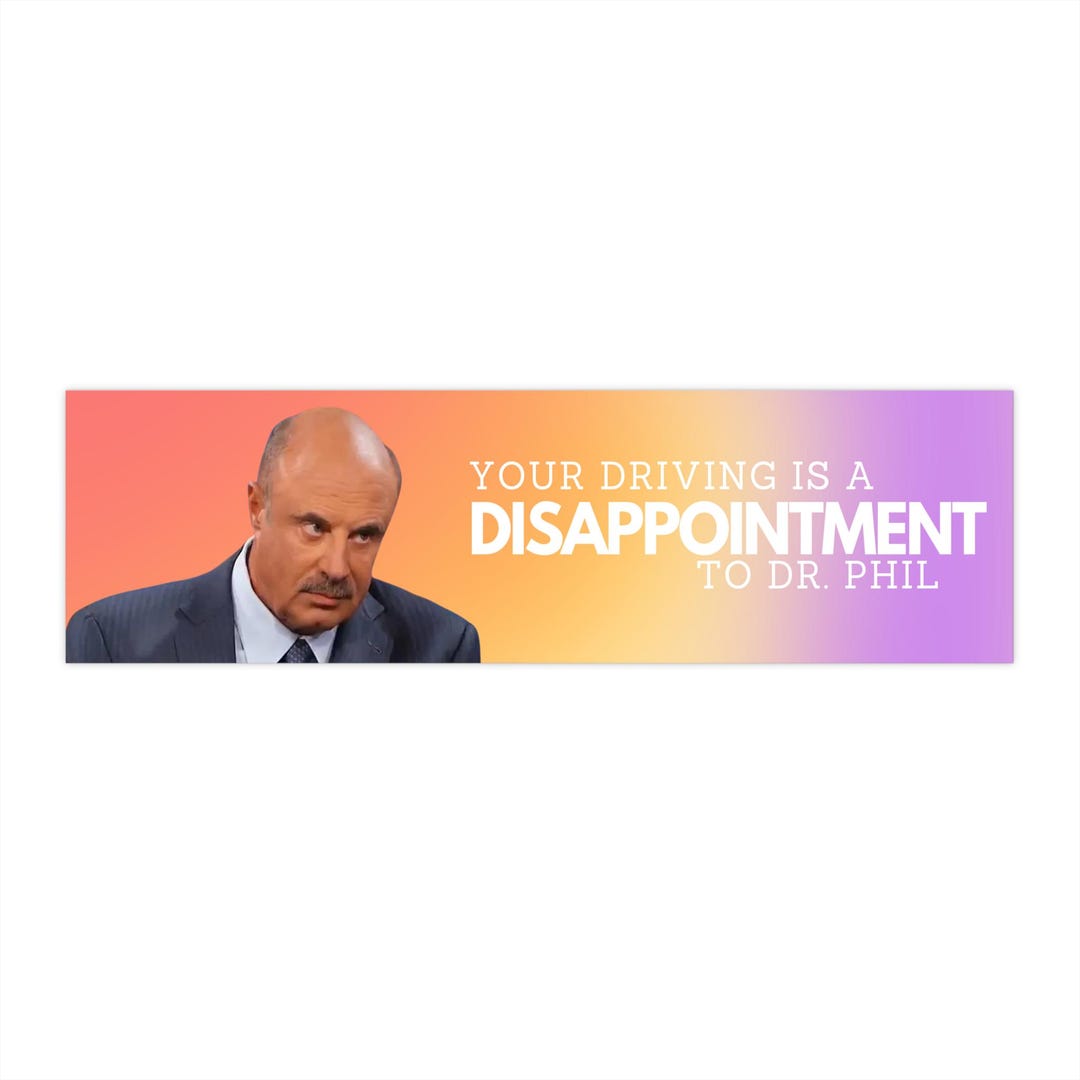 Disappointment Bumper Sticker - Etsy