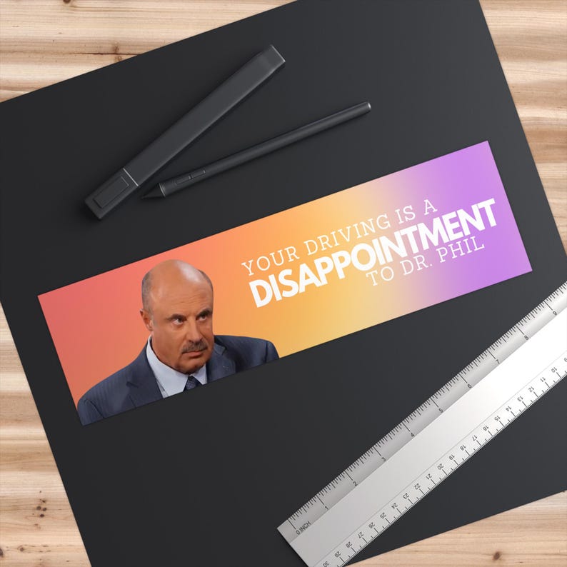 Disappointment Bumper Sticker - Etsy