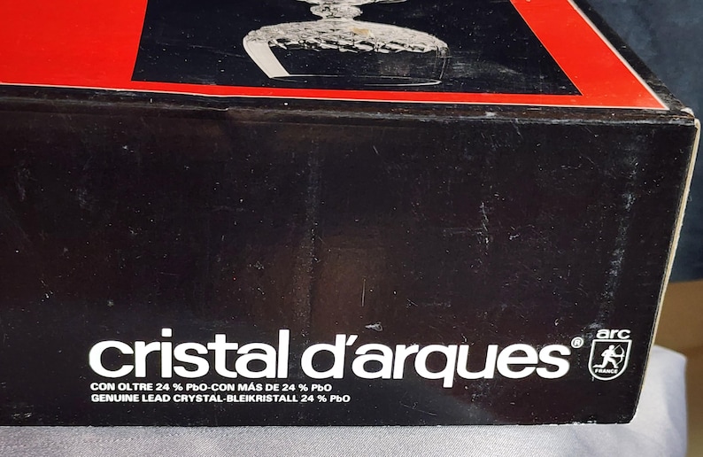 Collection Longchamp Cristal D'arques Vintage 70's Digestive Brandy ...