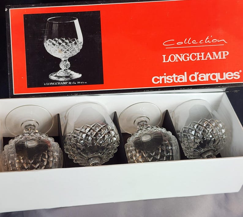 Collection Longchamp Cristal D'arques Vintage 70's Digestive Brandy ...