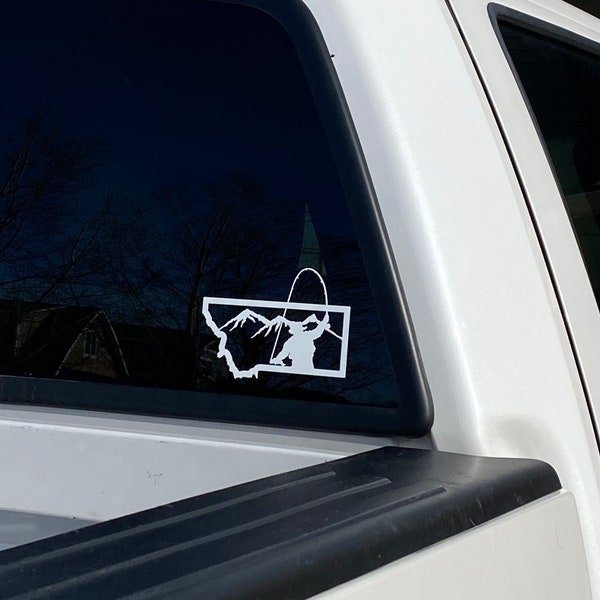 Fly Fishing Decal - Etsy